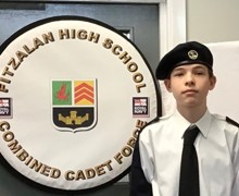Royal Recognition for Fitzalan CCF Cadet - News Blog - Fitzalan High School