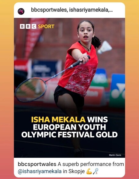 Isha Mekala wins Gold at the European Youth Olympic - News Blog ...